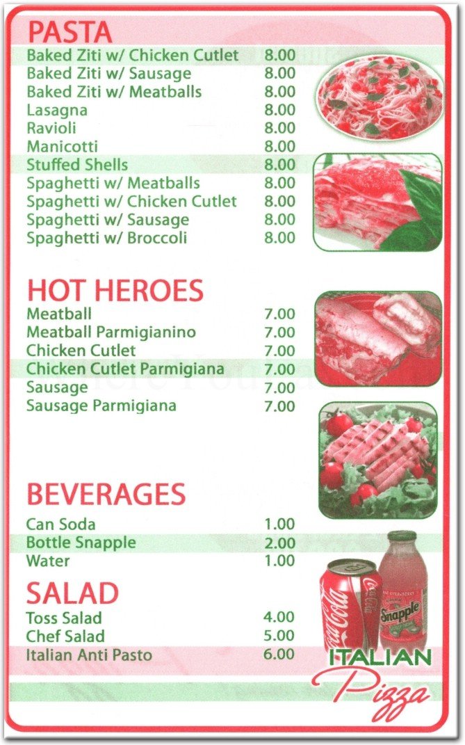 Big Cheese Pizza Restaurant in The Bronx / Official Menus & Photos