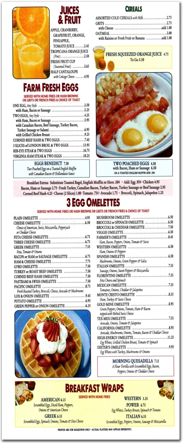 Gold Mine Cafe Restaurant in The Bronx / Official Menus & Photos