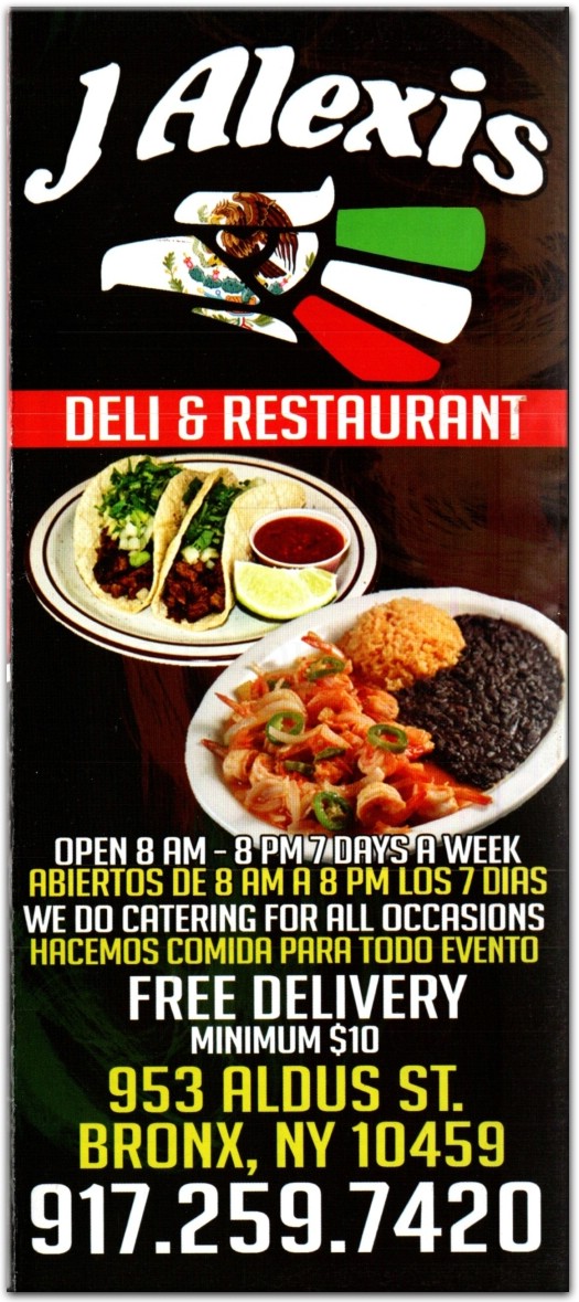 Alexis Deli Restaurant in The Bronx / Menus & Photos