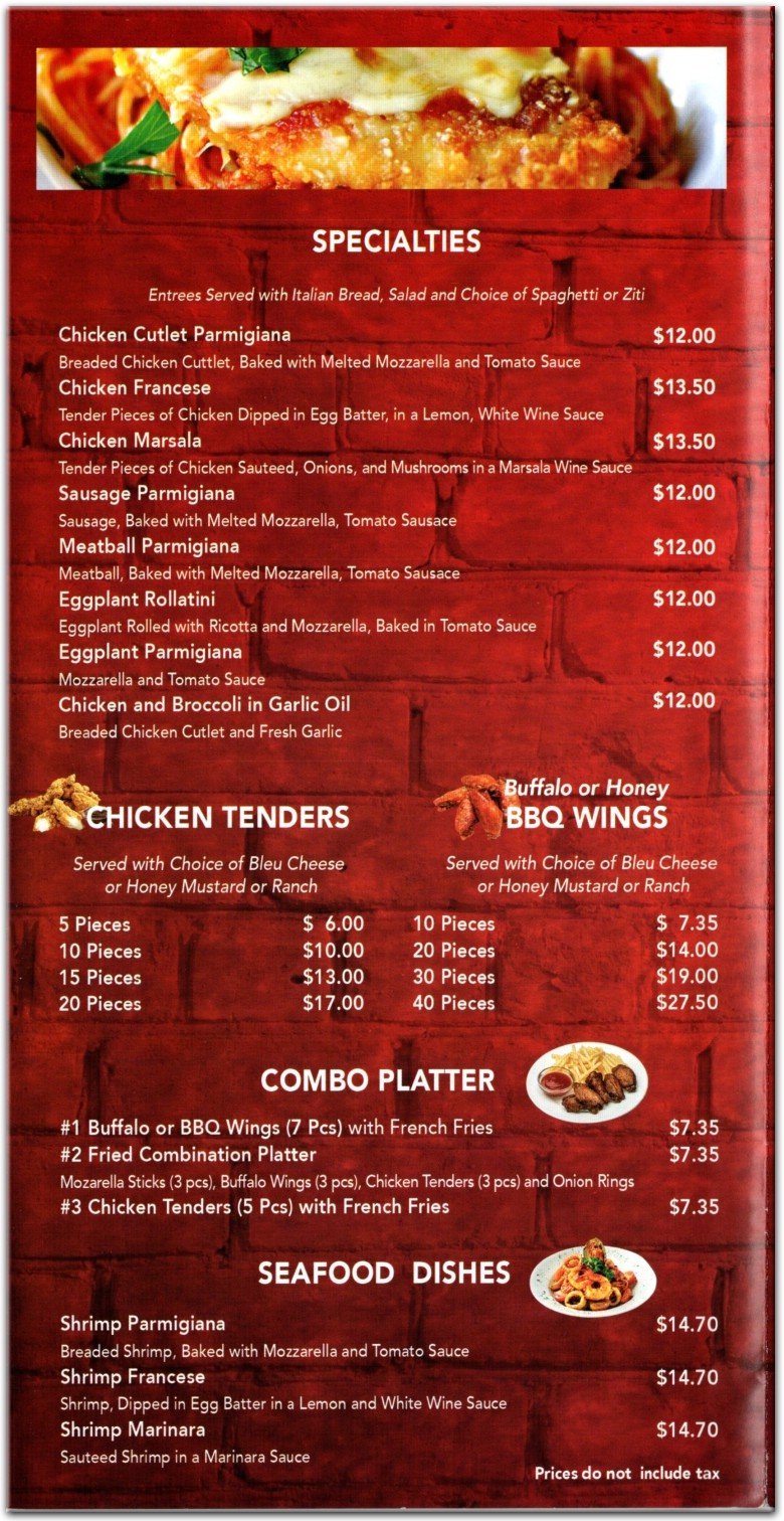 Peppino's Pizza Restaurant in The Bronx / Menus & Photos