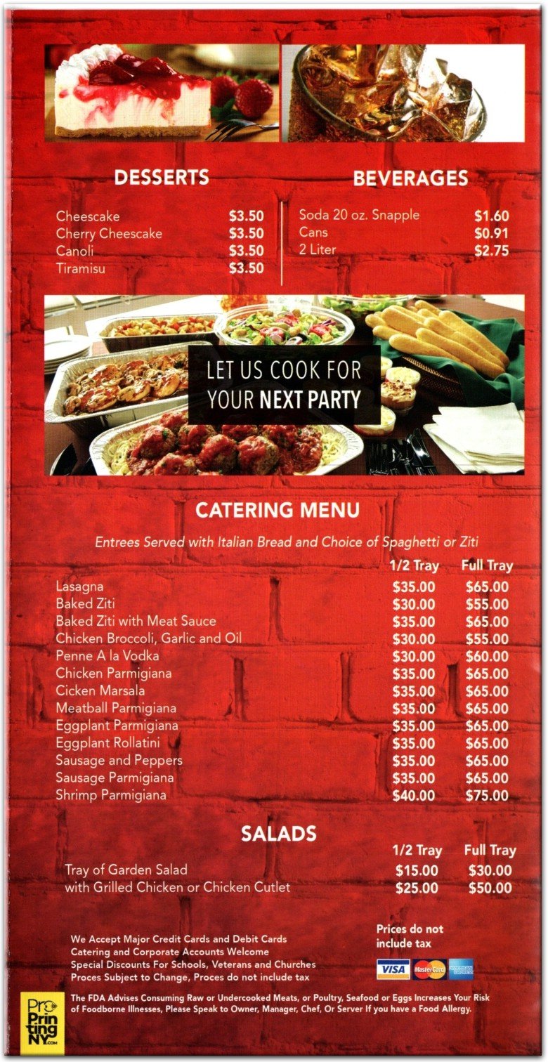 Peppino's Pizza Restaurant in The Bronx / Menus & Photos