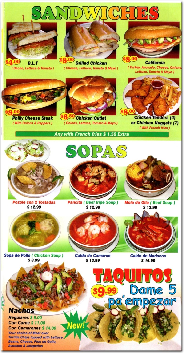 The Little Chinantla Restaurant in Queens / Official Menus & Photos