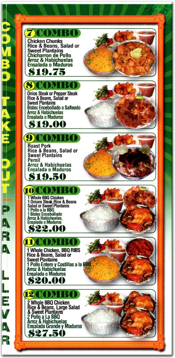 Cuchifrito's Restaurant in The Bronx / Official Menus & Photos