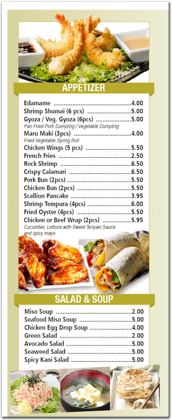 Mizumi Restaurant in Staten Island / Official Menus & Photos