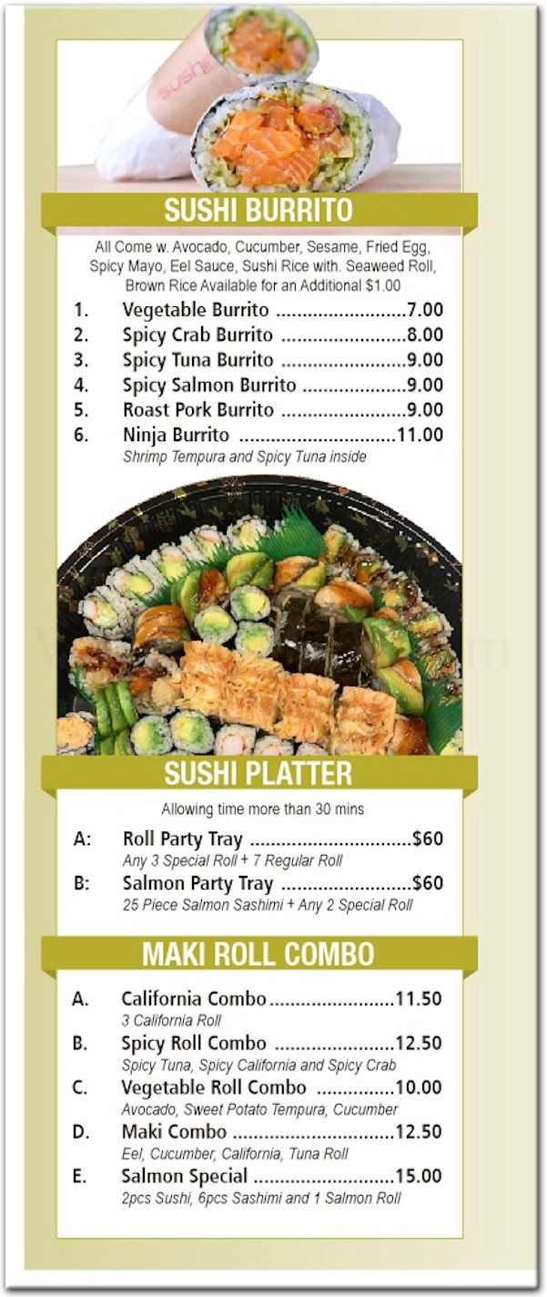 Mizumi Restaurant in Staten Island / Official Menus & Photos