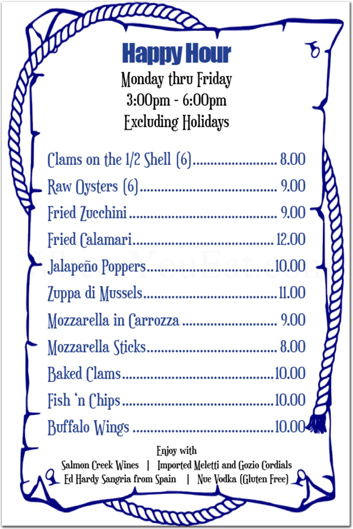 Cole's Dockside Restaurant in Staten Island / Menus & Photos