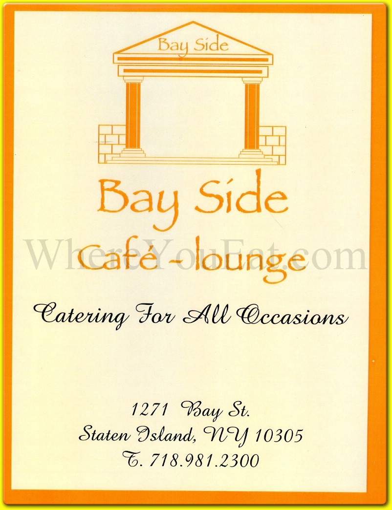 Bayside Restaurant in Staten Island / Menus & Photos