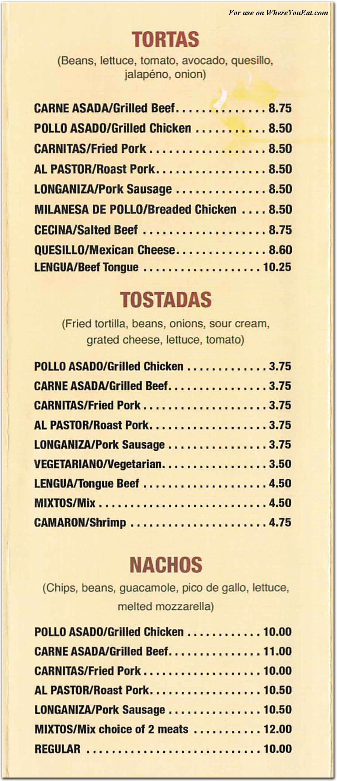 Bella's Place Restaurant in Queens / Menus & Photos