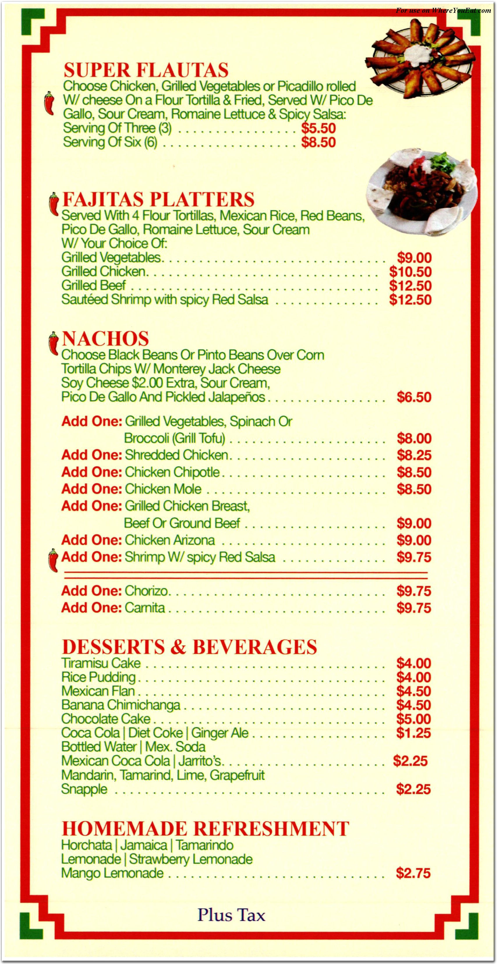 BORDER BURRITO Restaurant in Brooklyn / Menus & Photos