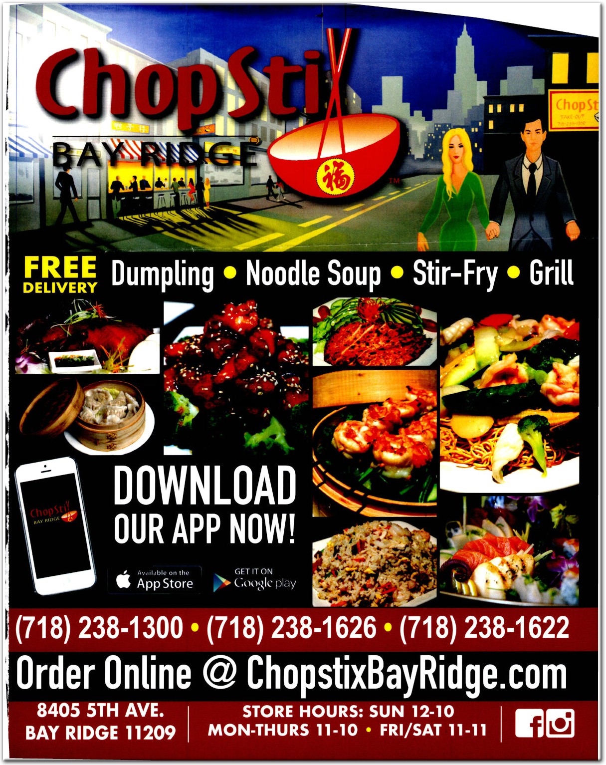 Chop Stix Restaurant in NEW YORK / Official Menus & Photos