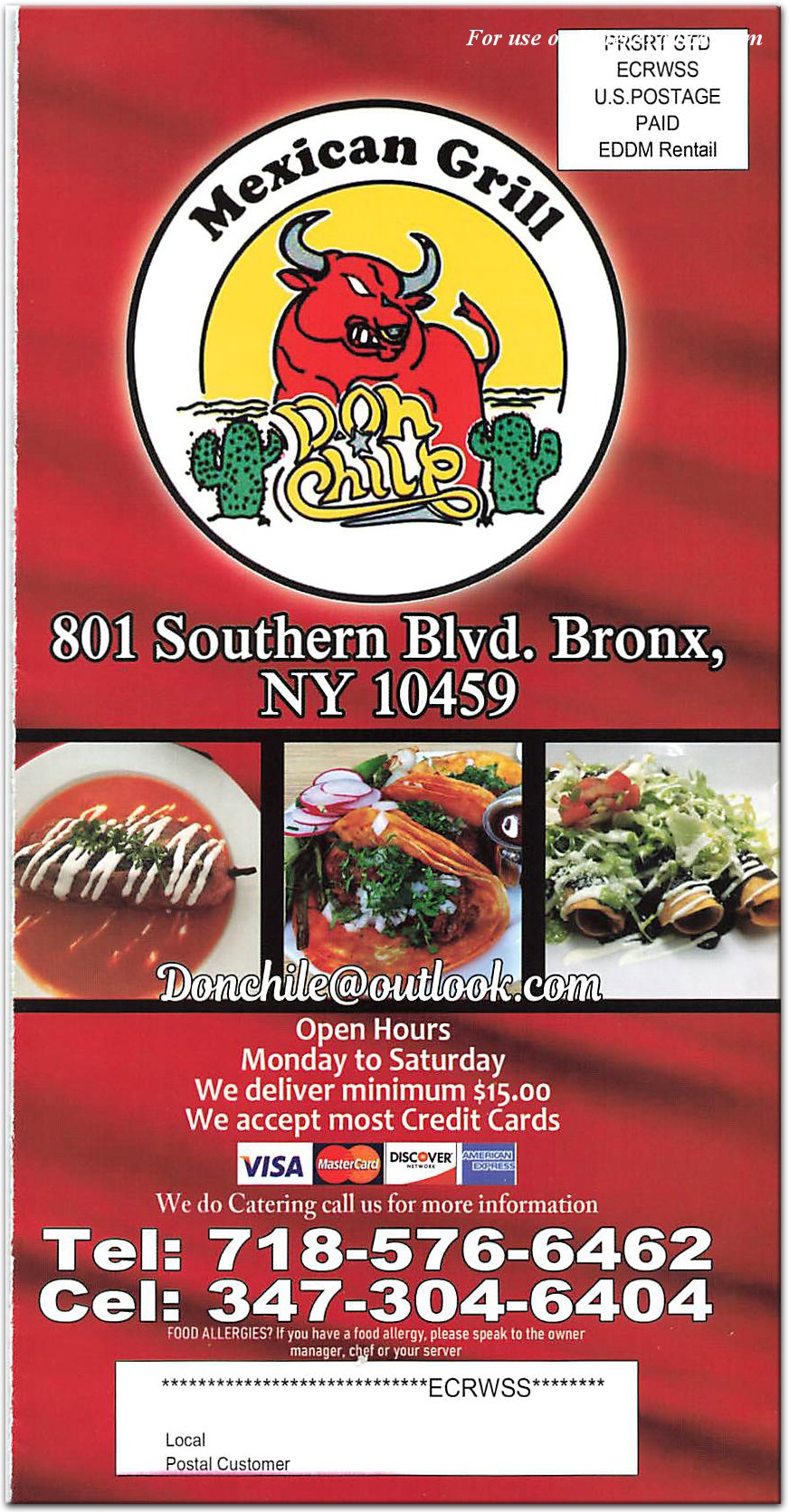 Don Chile Restaurant in The Bronx / Menus & Photos
