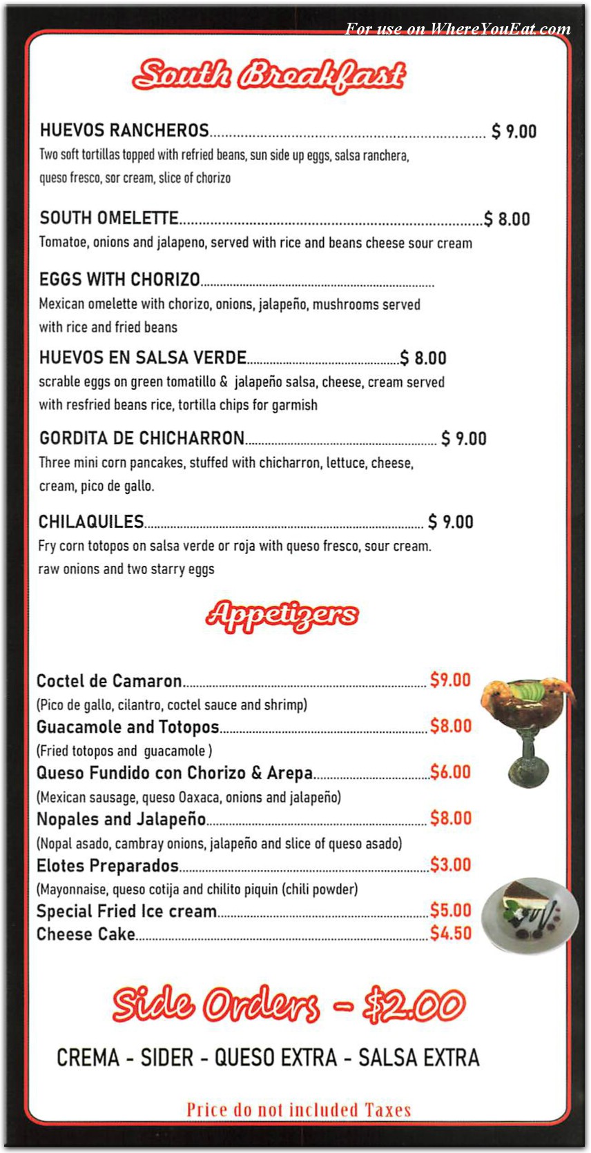 Don Chile Restaurant in The Bronx / Menus & Photos