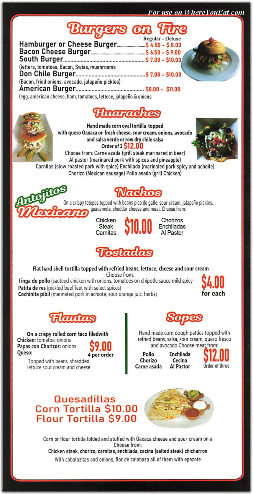 Don Chile Restaurant in The Bronx / Menus & Photos