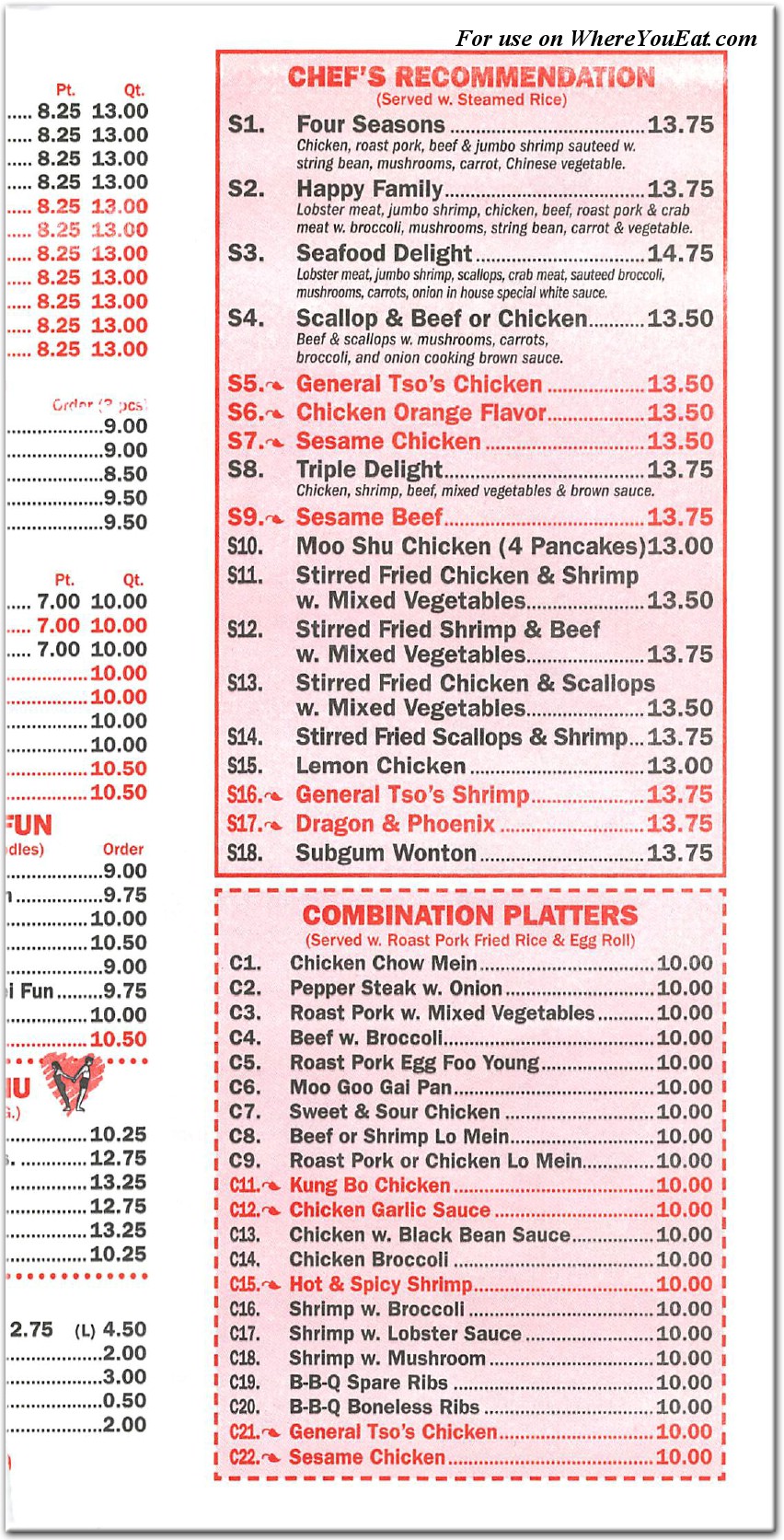 Hong Kong Restaurant in Queens / Menus & Photos