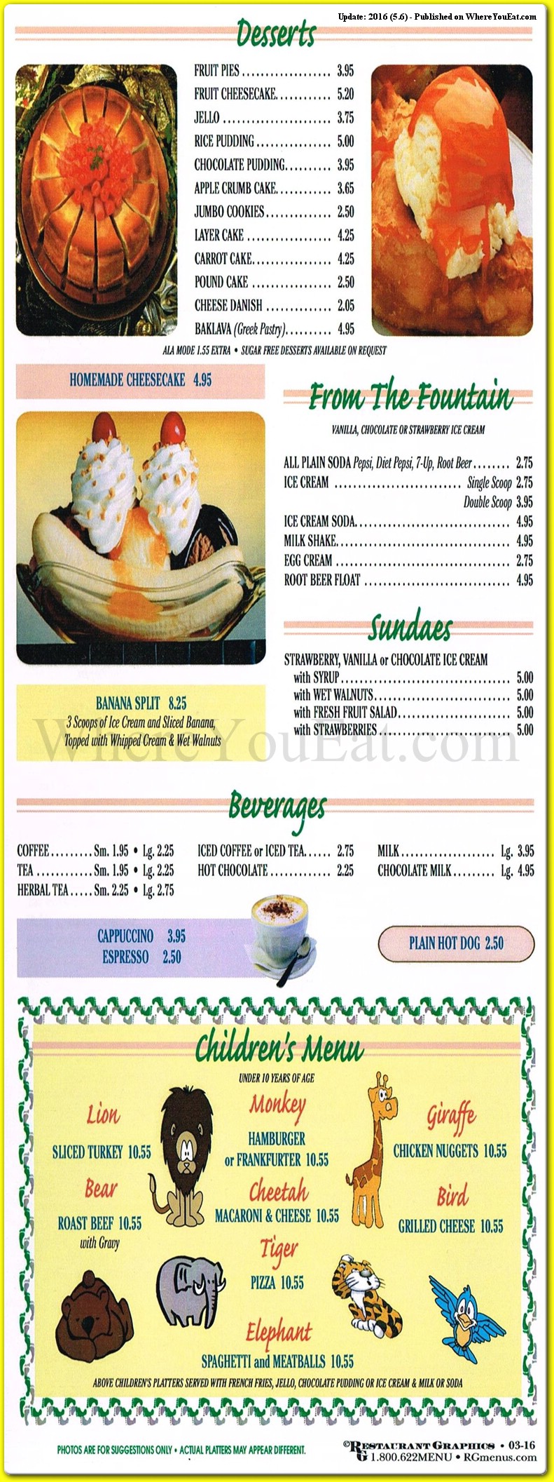 Andrew's Restaurant in Staten Island / Official Menus & Photos