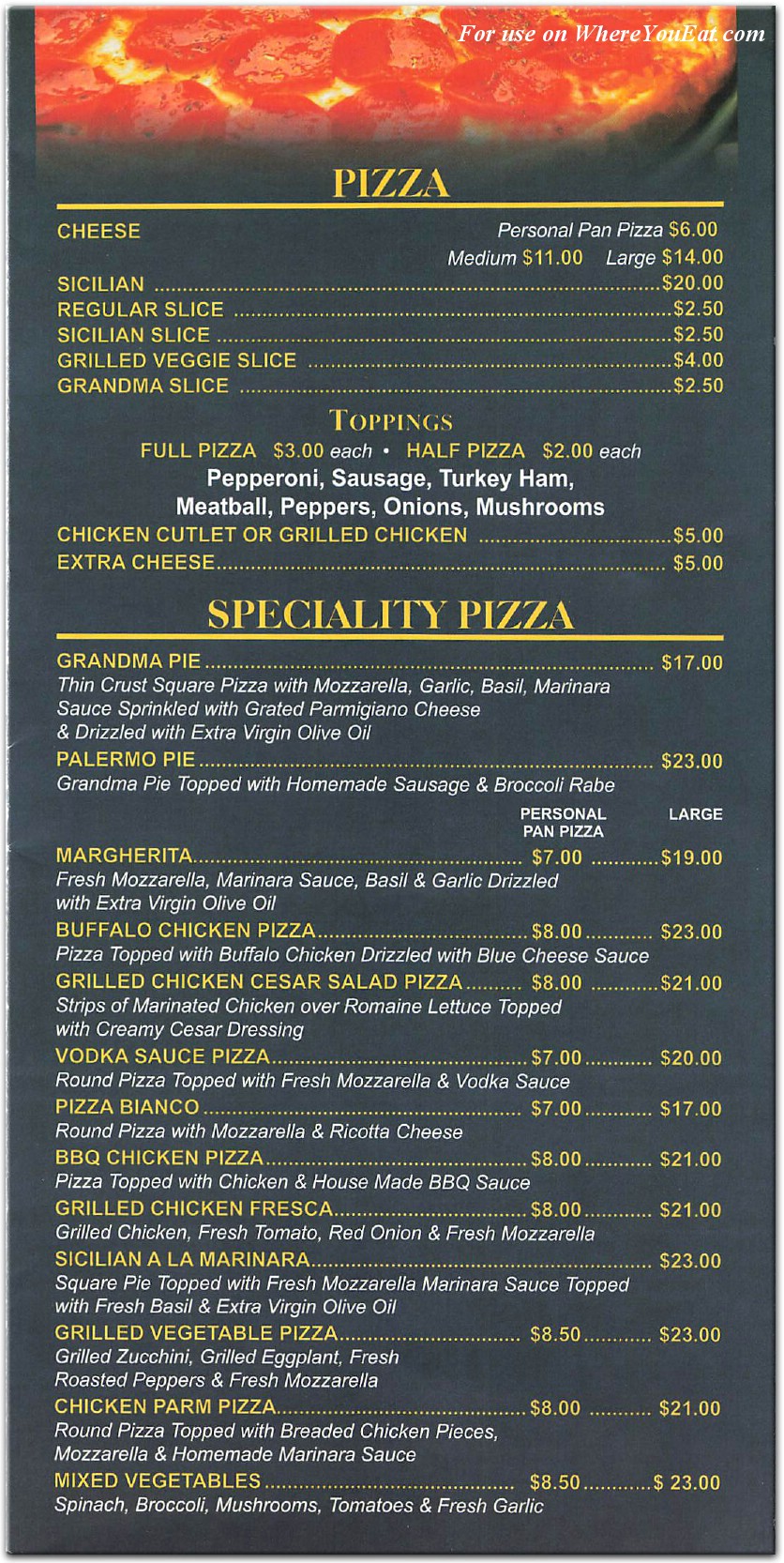 Pinos Pizza Restaurant in Brooklyn / Menus & Photos