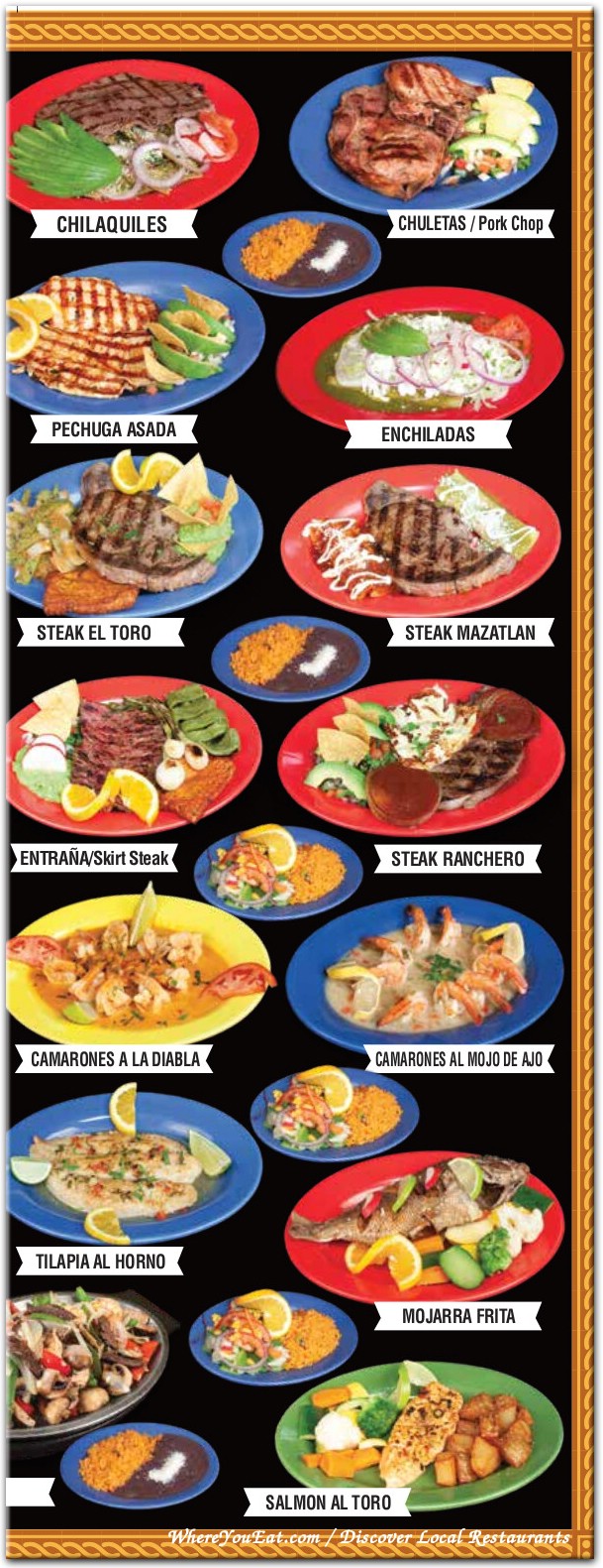 El Toro Taqueria Restaurant in Brooklyn / Official Menus & Photos