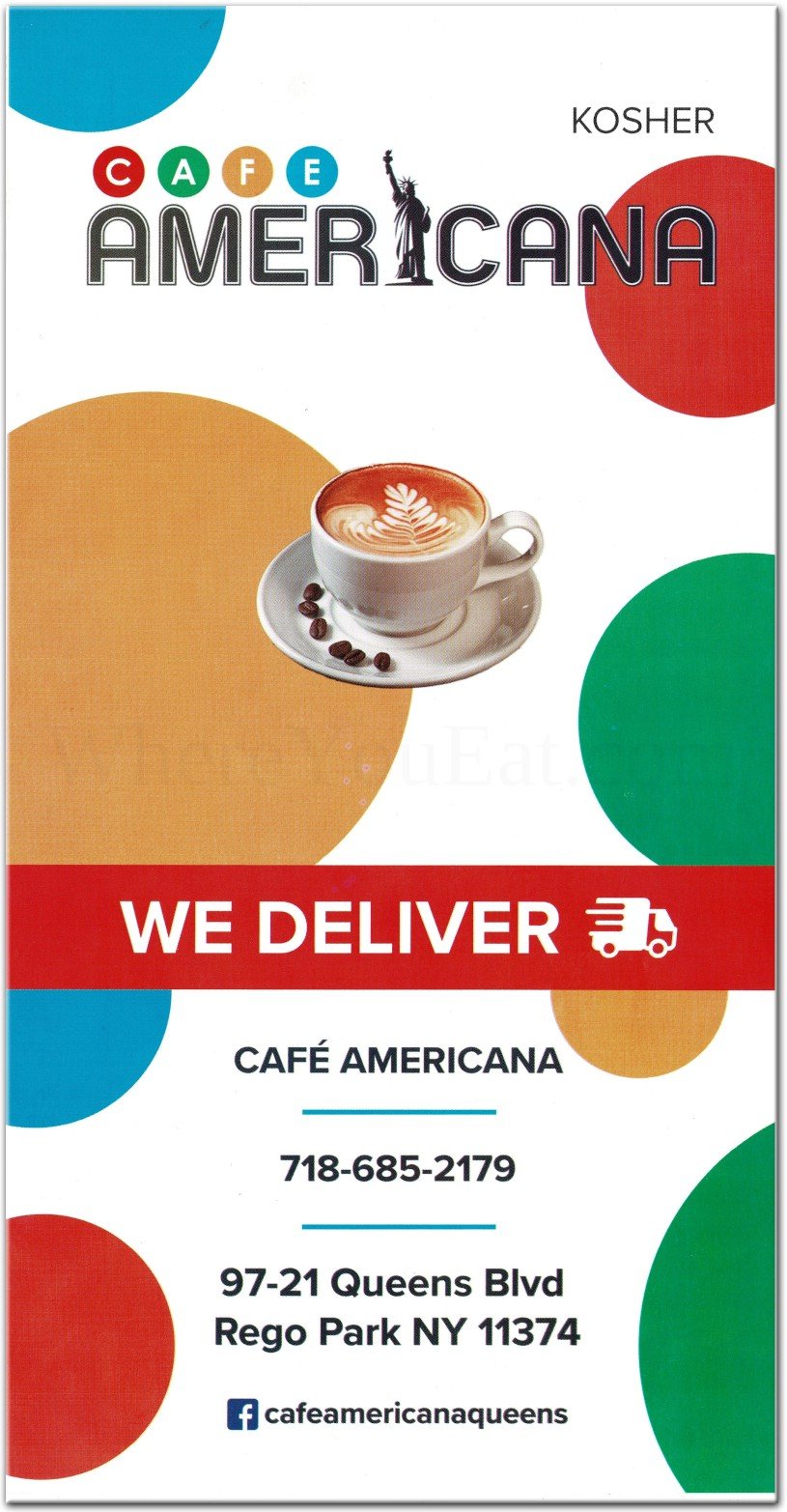 Cafe Americana Restaurant in Queens / Official Menus & Photos