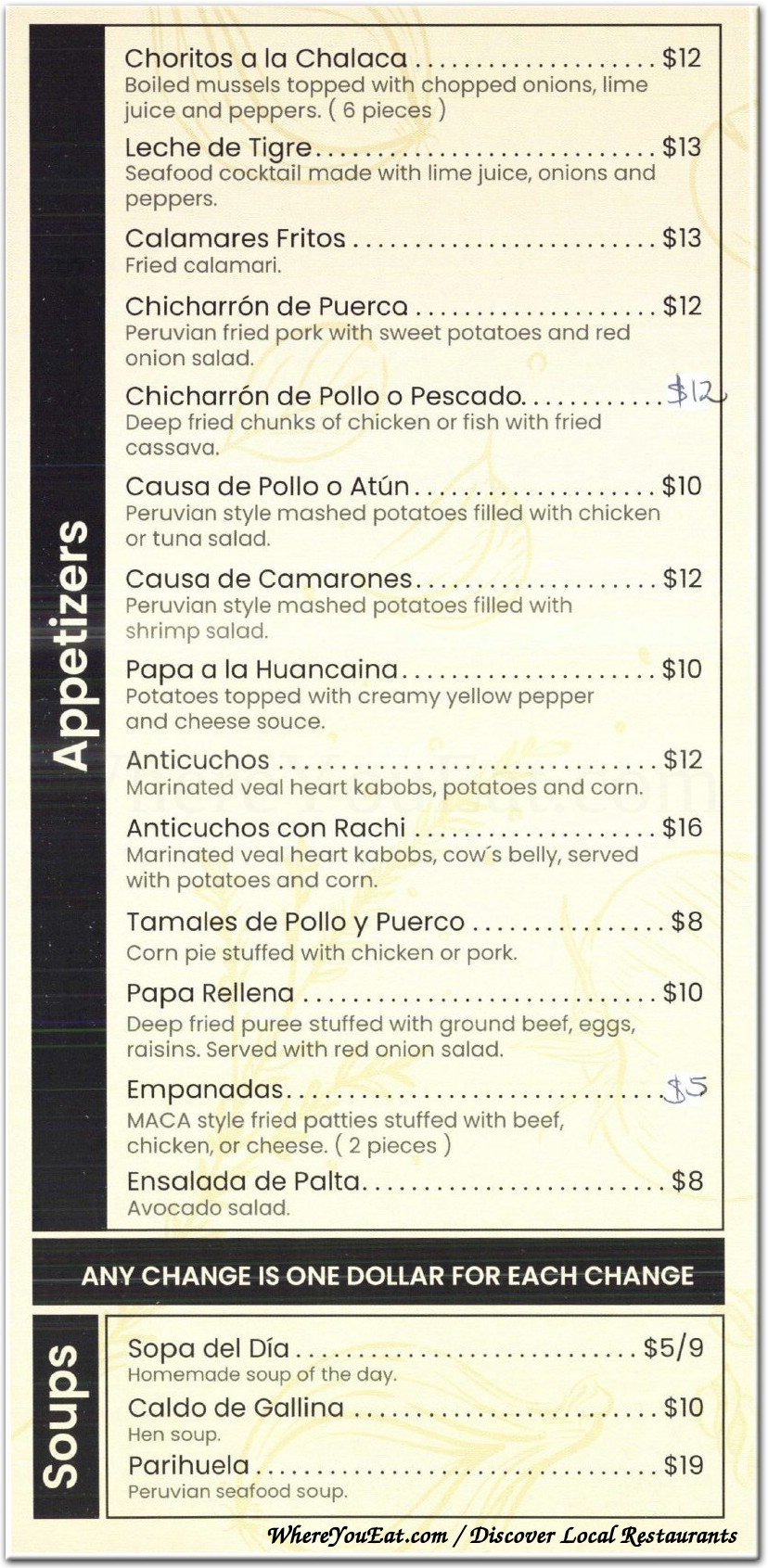 MACA Peruvian Restaurant Restaurant in Queens / Menus & Photos