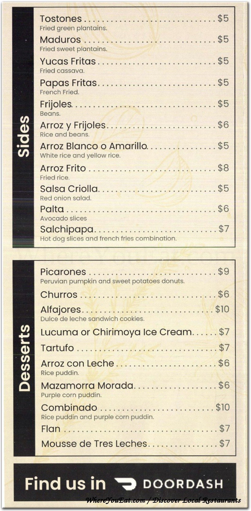 MACA Peruvian Restaurant Restaurant in Queens / Menus & Photos