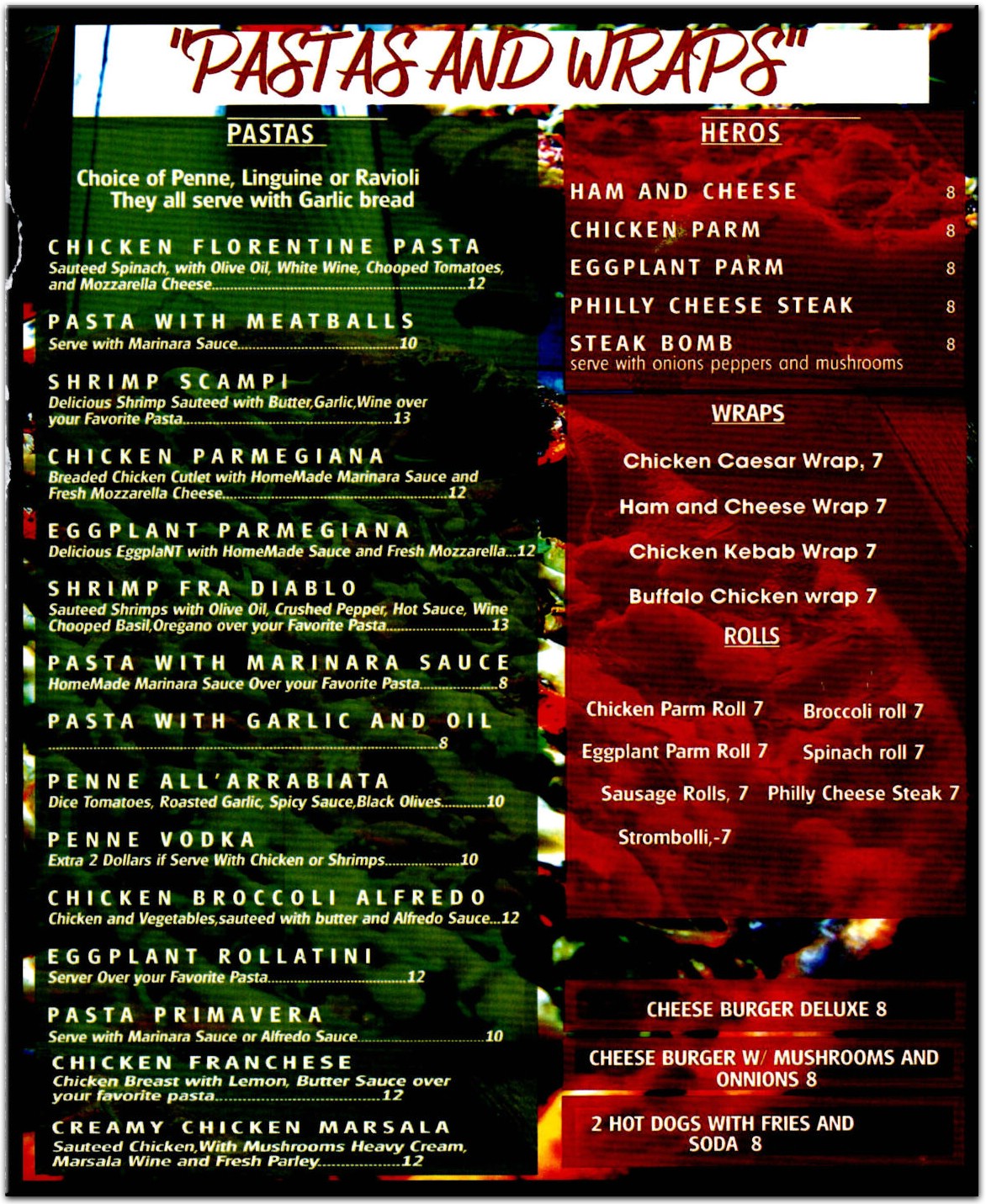 Zeppole Pizzeria Restaurant in Brooklyn / Menus & Photos