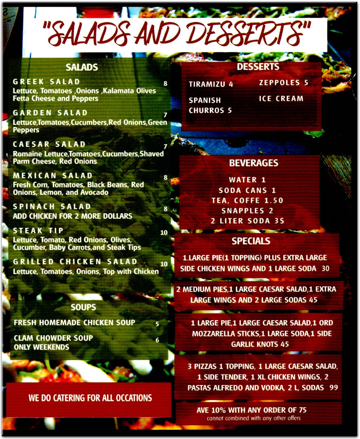 Zeppole Pizzeria Restaurant in Brooklyn / Menus & Photos