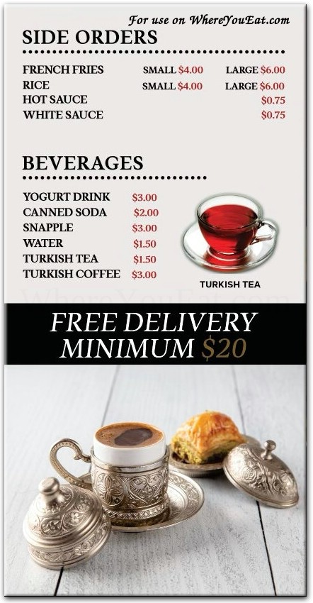 Hudson Kebab House Restaurant in Staten Island / Official Menus & Photos