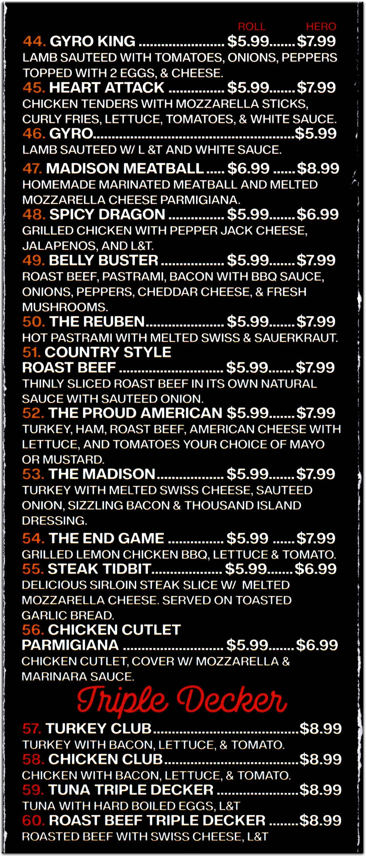 9 Slope Gourmet Deli Restaurant in Brooklyn / Official Menus & Photos