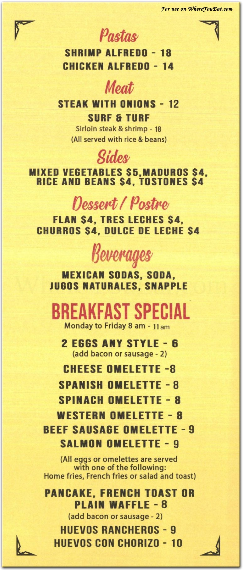 Besito Restaurant in Brooklyn / Menus & Photos