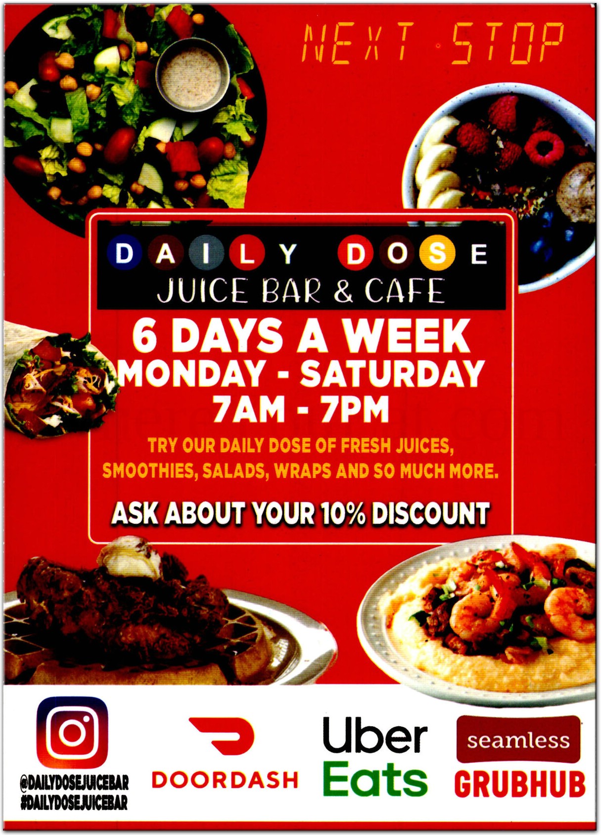 Daily Dose Juice Bar Restaurant in Brooklyn / Menus & Photos