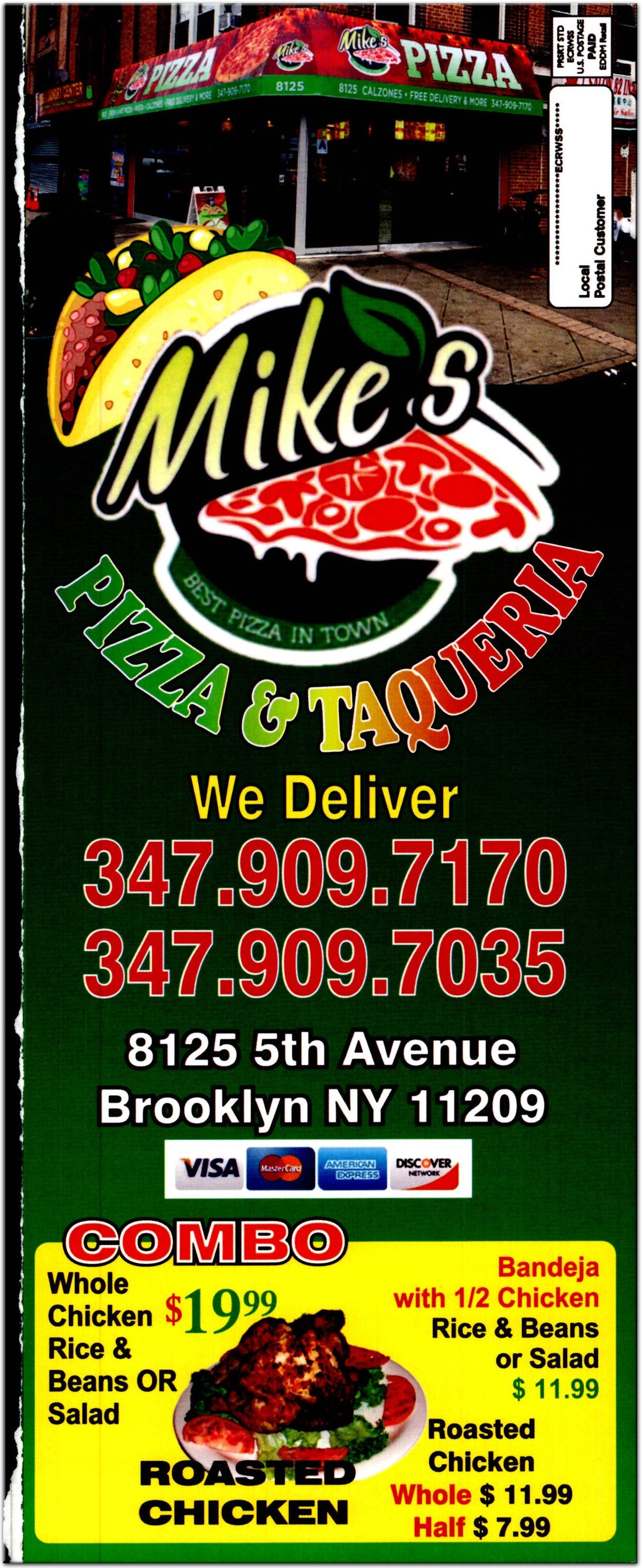 Mike s Pizza Restaurant In Brooklyn Menus Photos Mike s Pizza Restaurant In Brooklyn Menus Photos