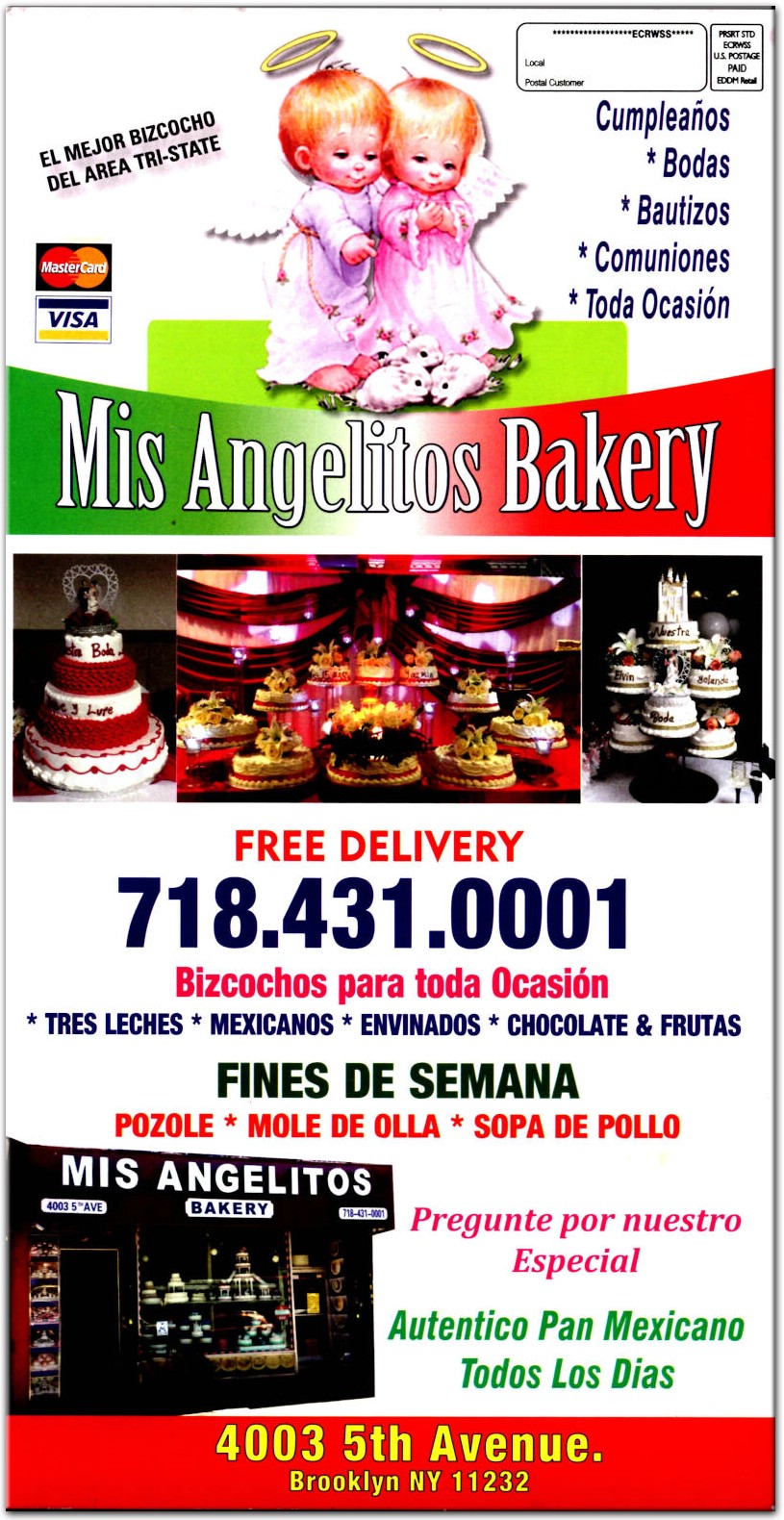 Mis Angelitos Bakery Restaurant in Brooklyn / Official Menus & Photos