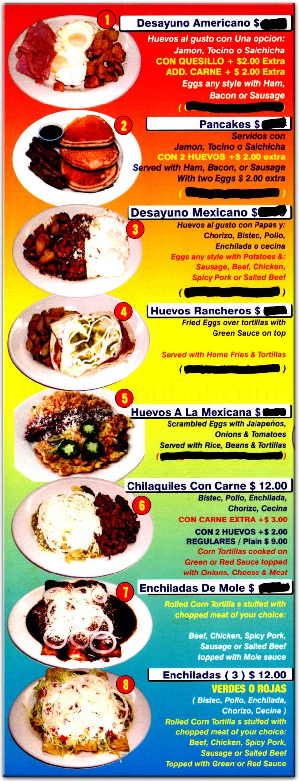 Mis Angelitos Bakery Restaurant in Brooklyn / Official Menus & Photos