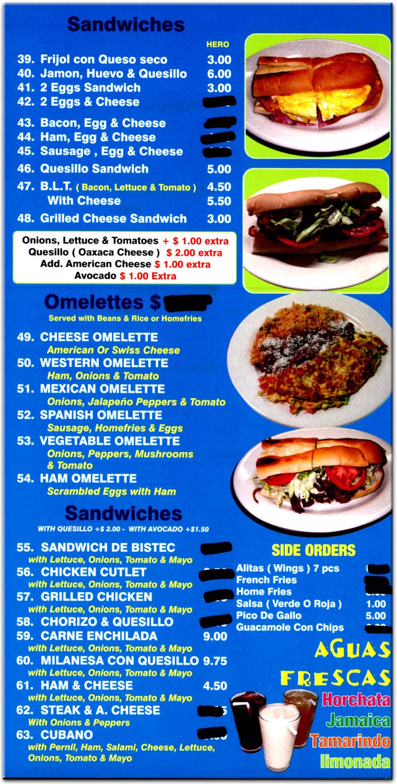 Mis Angelitos Bakery Restaurant in Brooklyn / Official Menus & Photos