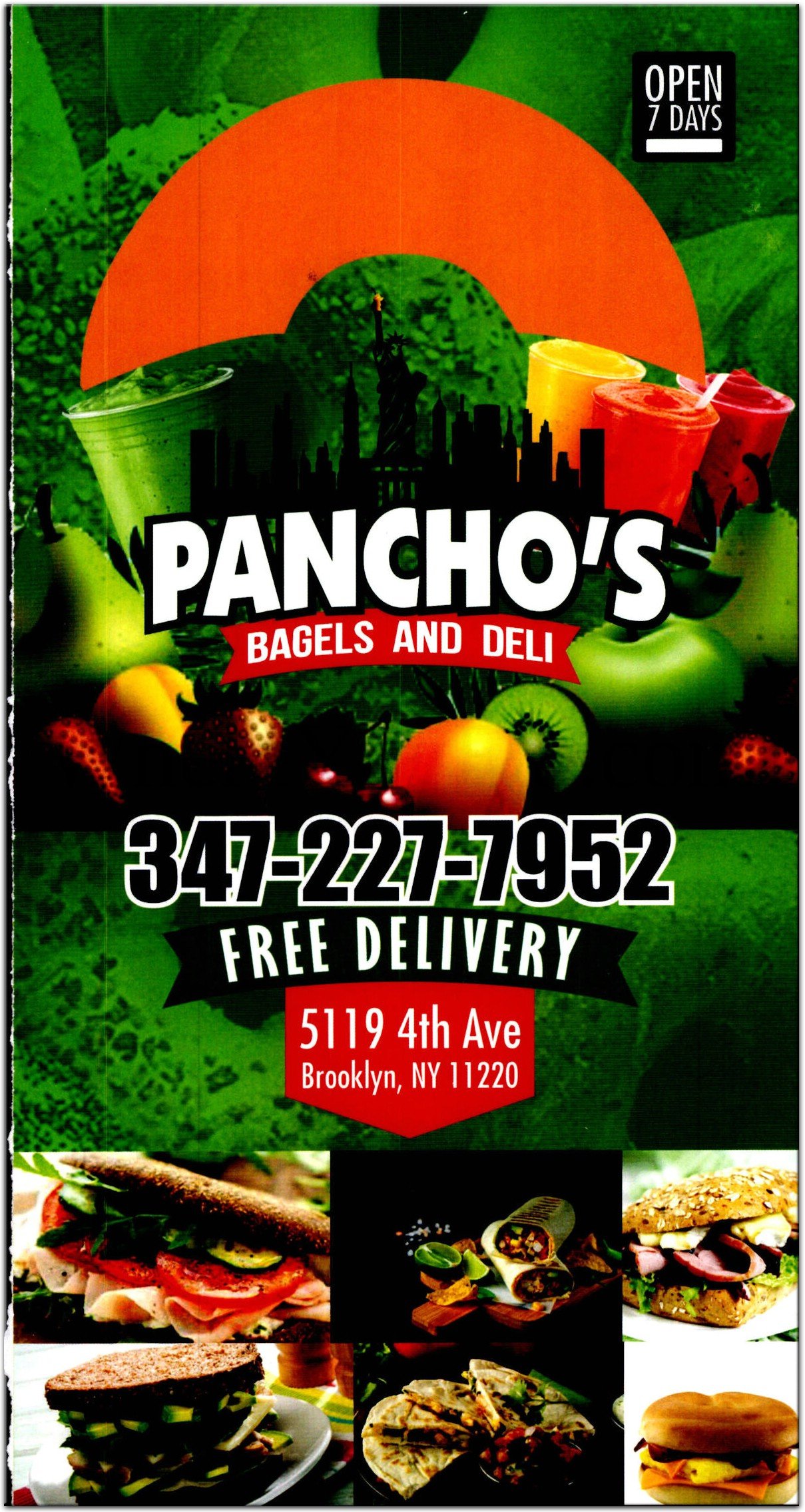 Pancho's Bagels and Deli Restaurant in Brooklyn / Menus & Photos
