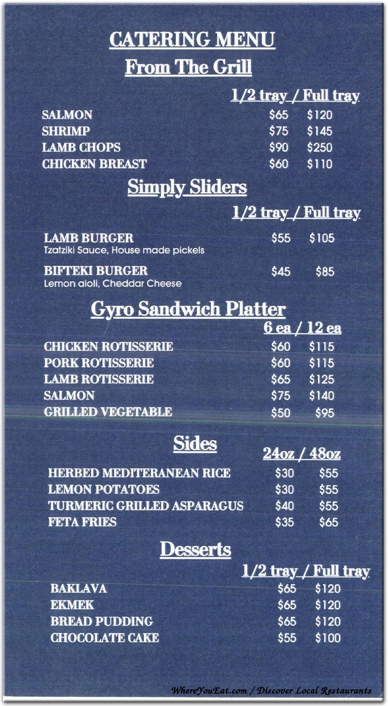 Simply Greek Restaurant in Brooklyn / Menus & Photos