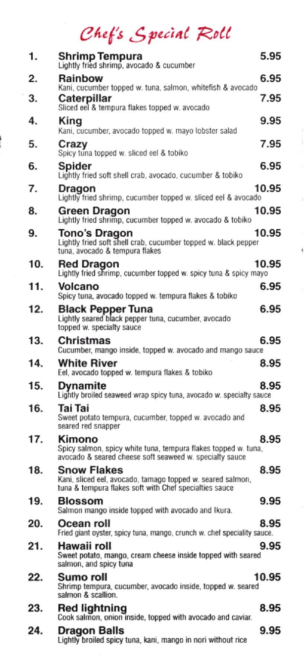 Sushi 21 Restaurant in Manhattan / Menus & Photos