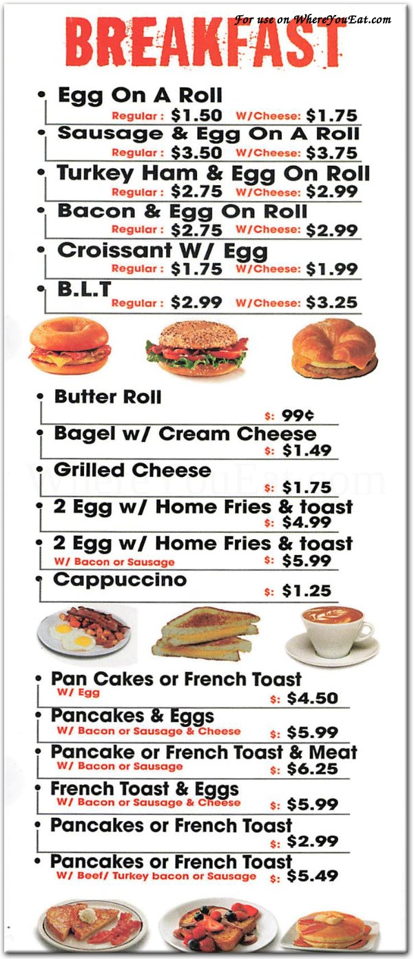 Burack Restaurant in Brooklyn / Official Menus & Photos