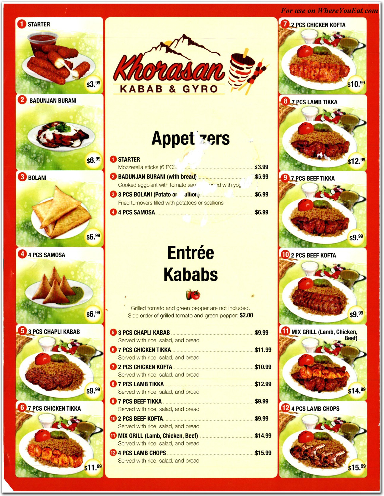 KHORASAN KABAB & GYRO Restaurant in Brooklyn / Menus & Photos