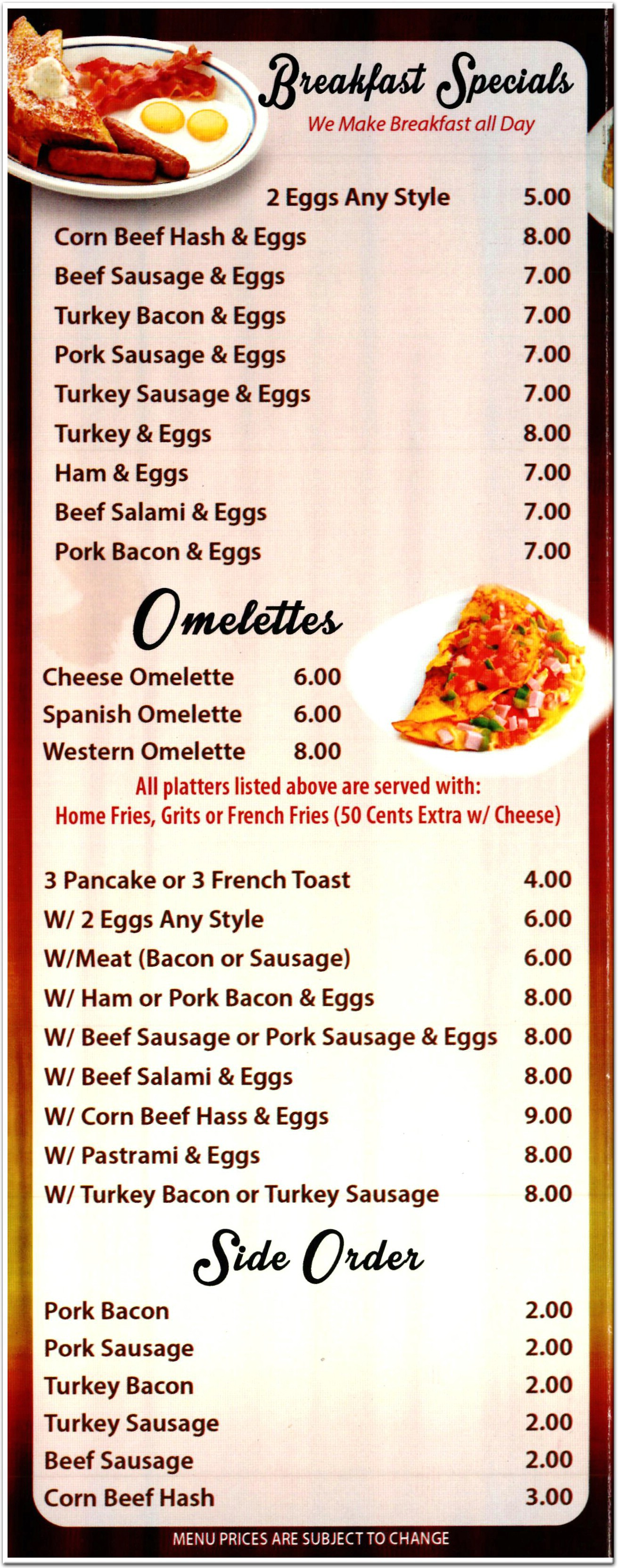 P&C COFFEE SHOP RESTAURANT Restaurant in Brooklyn / Menus & Photos