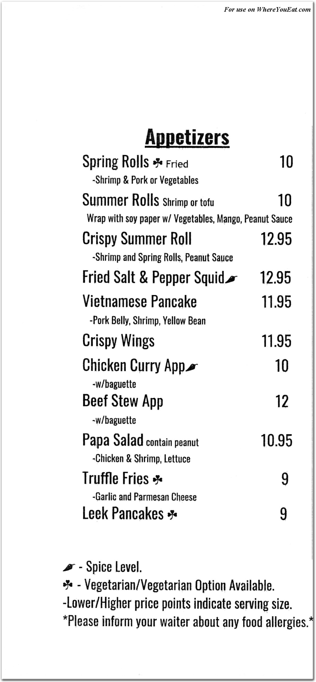 Chef Papa Restaurant in Queens / Official Menus & Photos