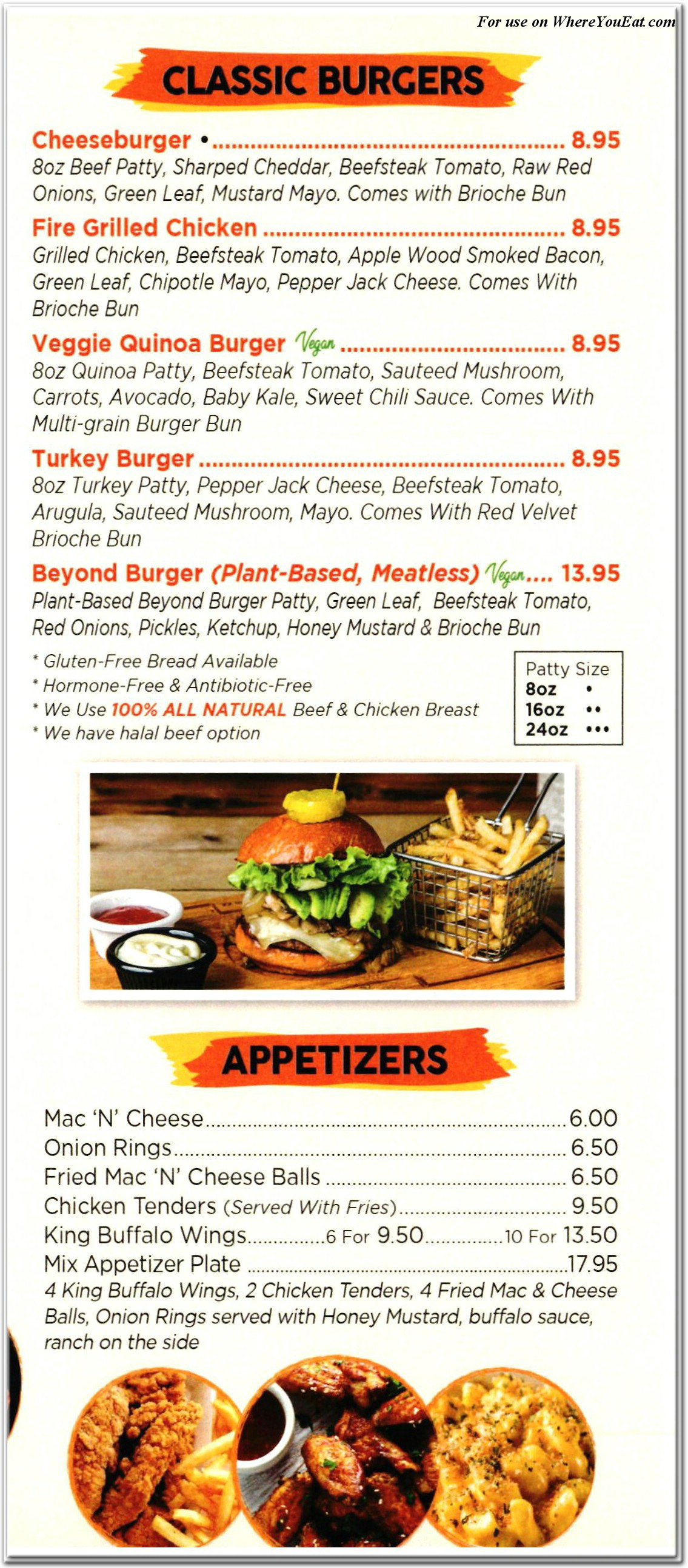 KX Burger & Beyond Restaurant in Queens / Menus & Photos