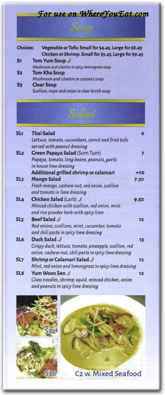 Tommy Thai Restaurant in Queens / Menus & Photos