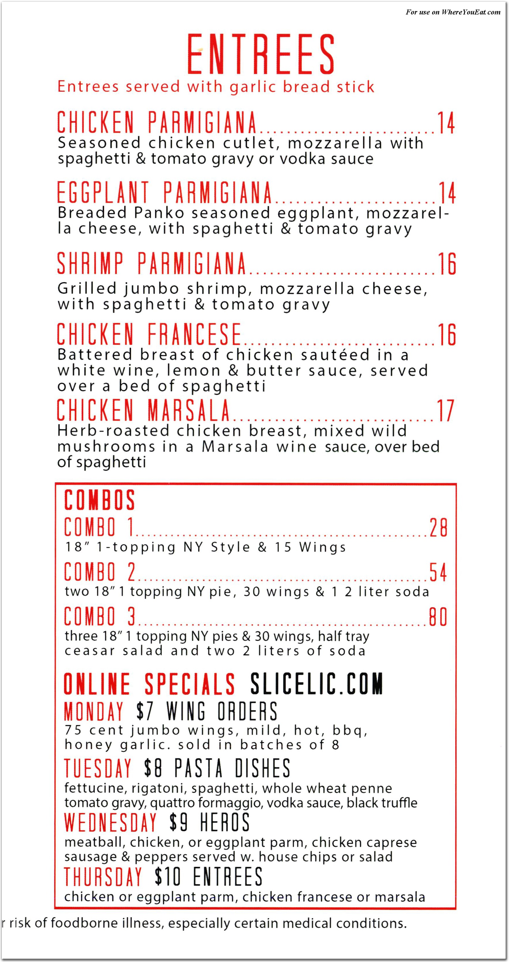 sLICe LIC Pizzeria Restaurant in Queens / Menus & Photos