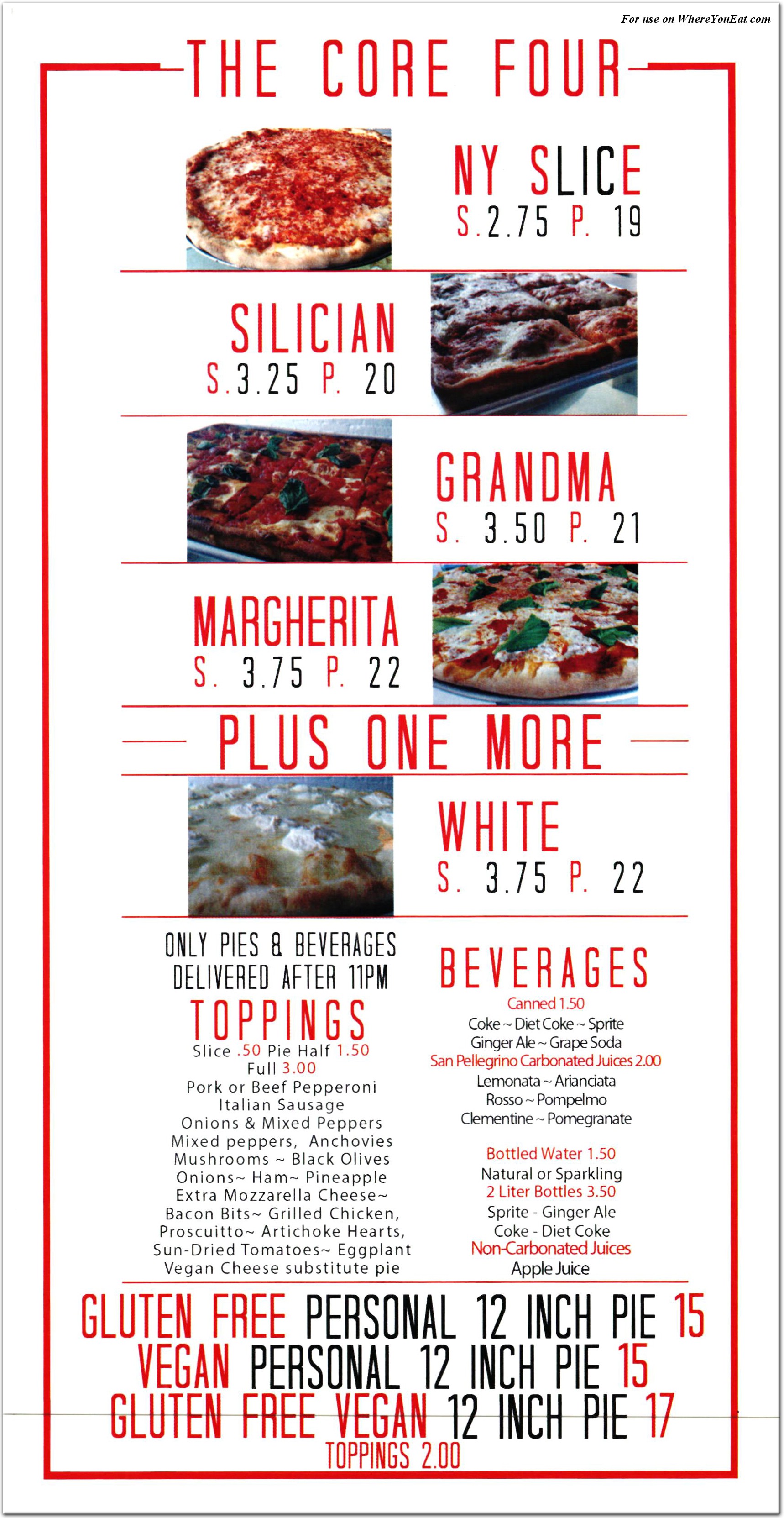 sLICe LIC Pizzeria Restaurant in Queens / Menus & Photos