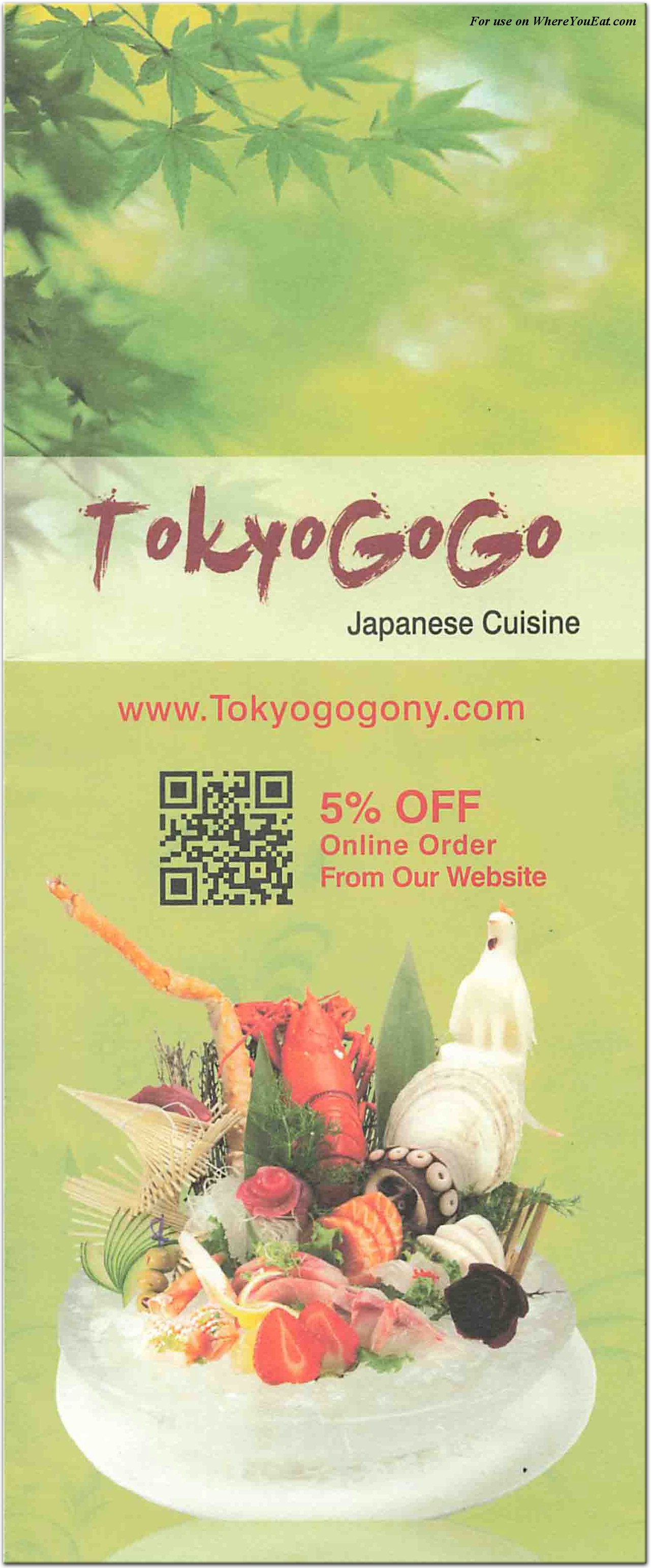 Tokyo Go Go Restaurant in Queens / Menus & Photos