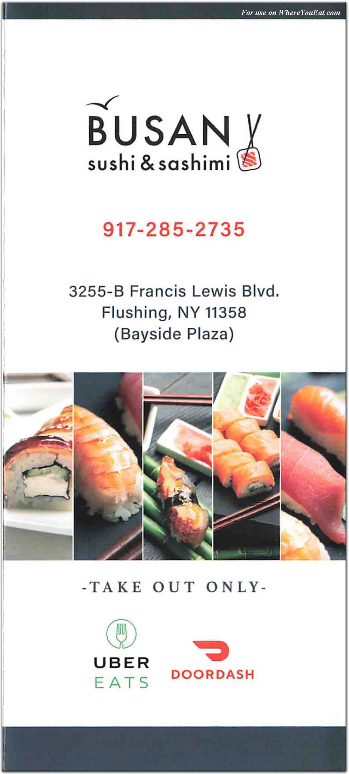 Busan Restaurant in Queens / Official Menus & Photos