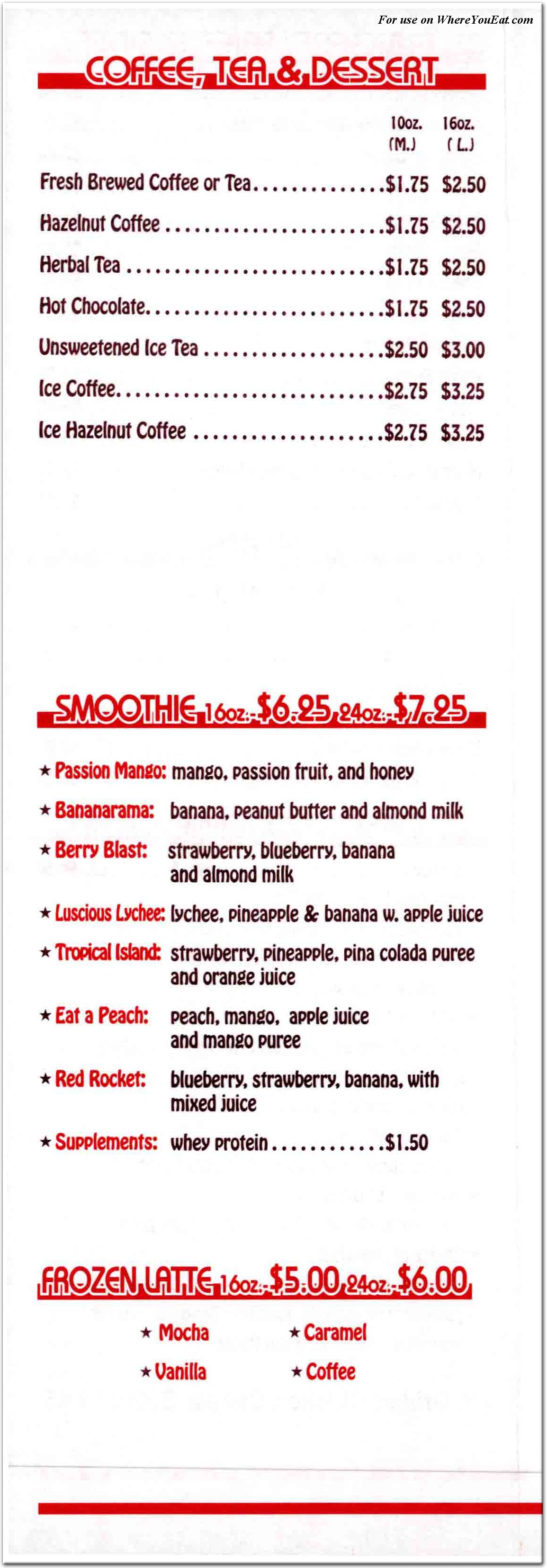 CJ's Cafe Restaurant in Queens / Menus & Photos