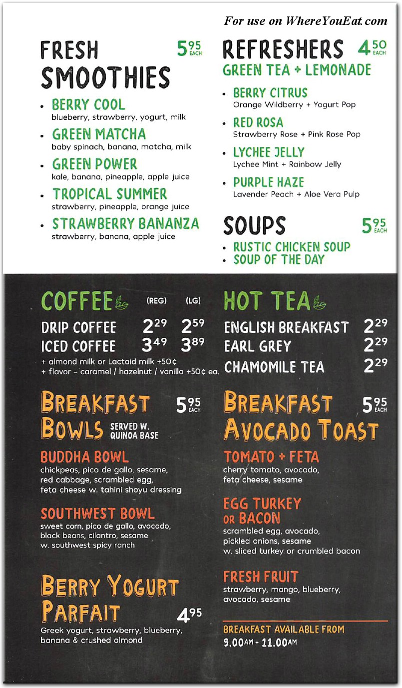 Freshmix Restaurant in Queens / Menus & Photos