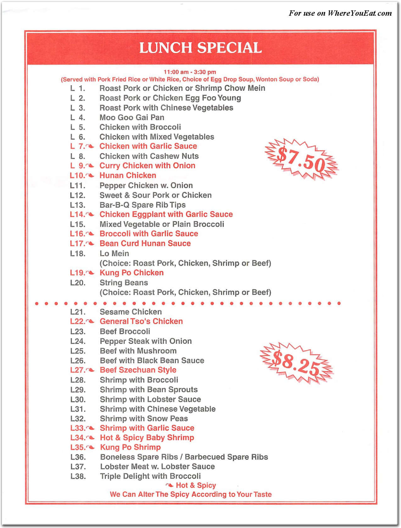 Long River Restaurant in Queens / Menus & Photos